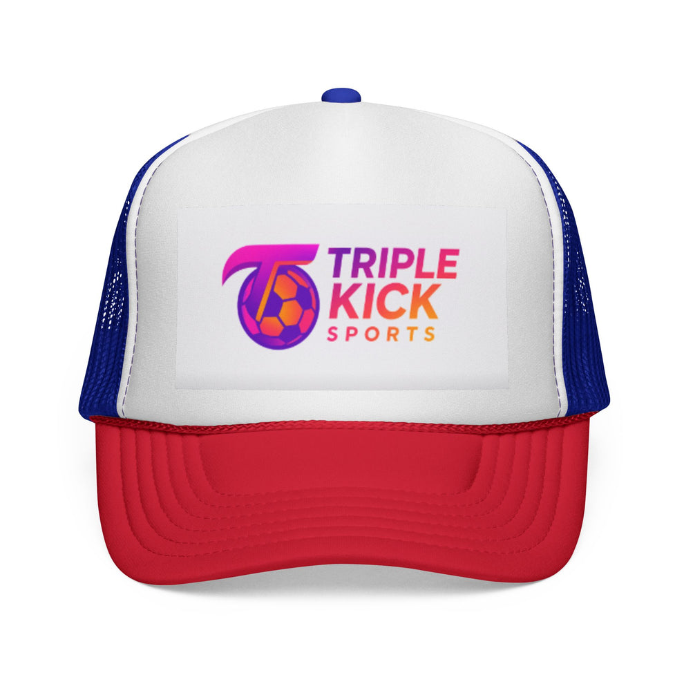 Triple Kick Sports Trucker Cap – Vintage Soccer Logo Mesh Hat